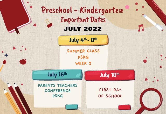 Kinderfield Bogor Preschool & Kindergarten Event - July 2022